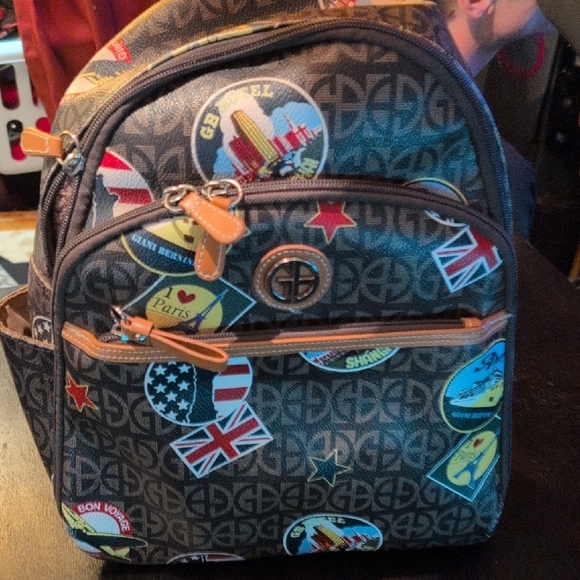 Gianni Bini | Bags | Gianni Bini Brown Backpack With Stylish Design ...